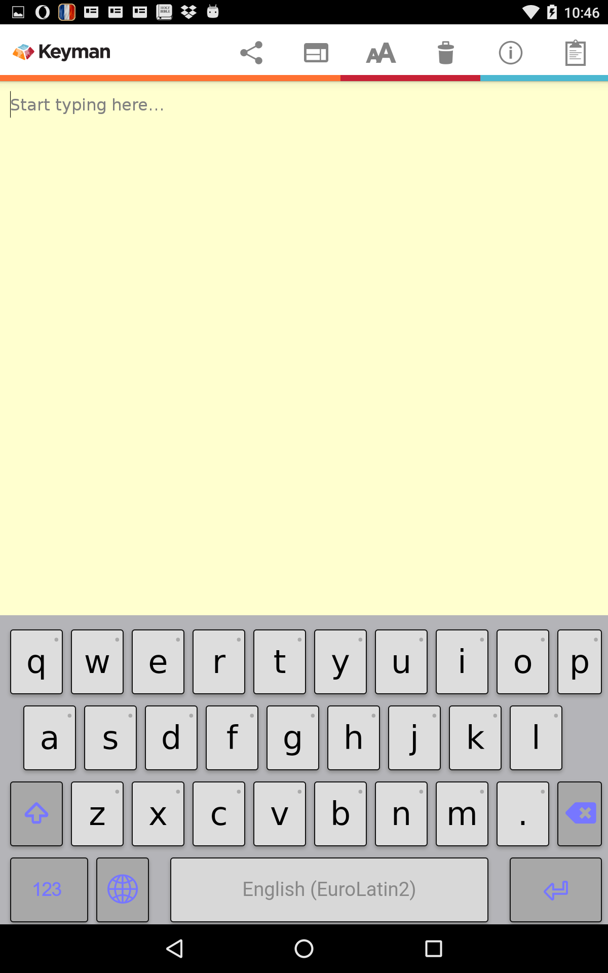 Typing Cree Syllabics on mobile devices