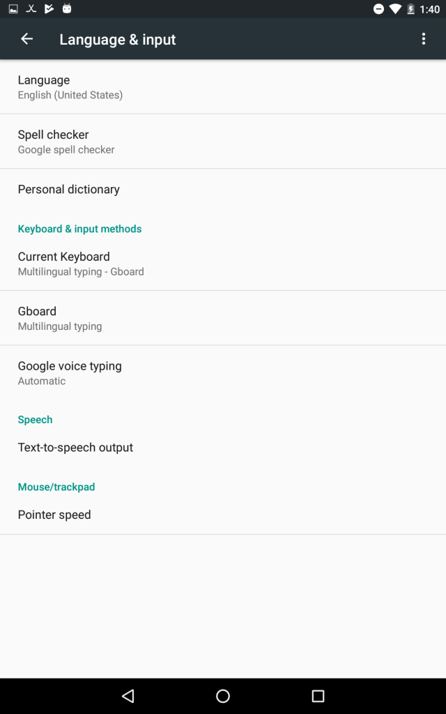 Typing Cree Syllabics on mobile devices